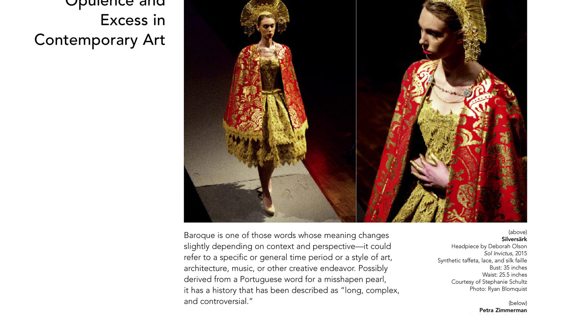 Go For Baroque: Opulence and Excess in Contemporary Art - Art Jewelry Forum
