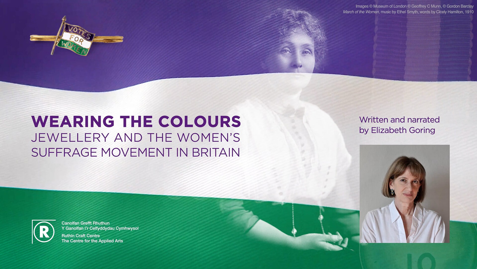 VIDEO—Wearing the Colours: Jewellery and the Women's Suffrage Movement ...